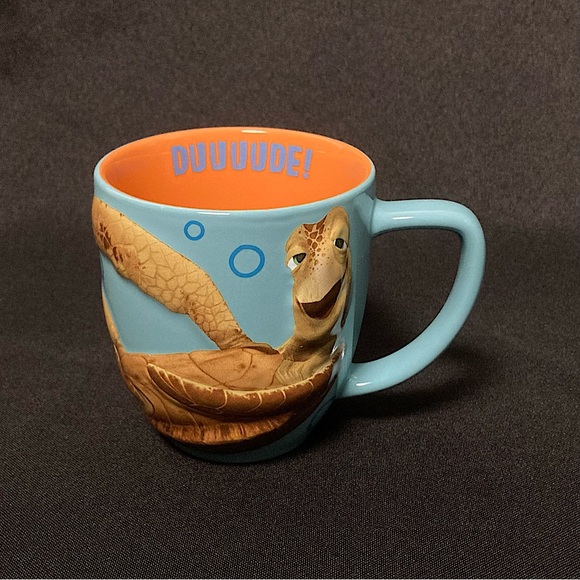 Disney | Dining | Disney Pixar Crush The Turtle Ceramic Mug Finding ...